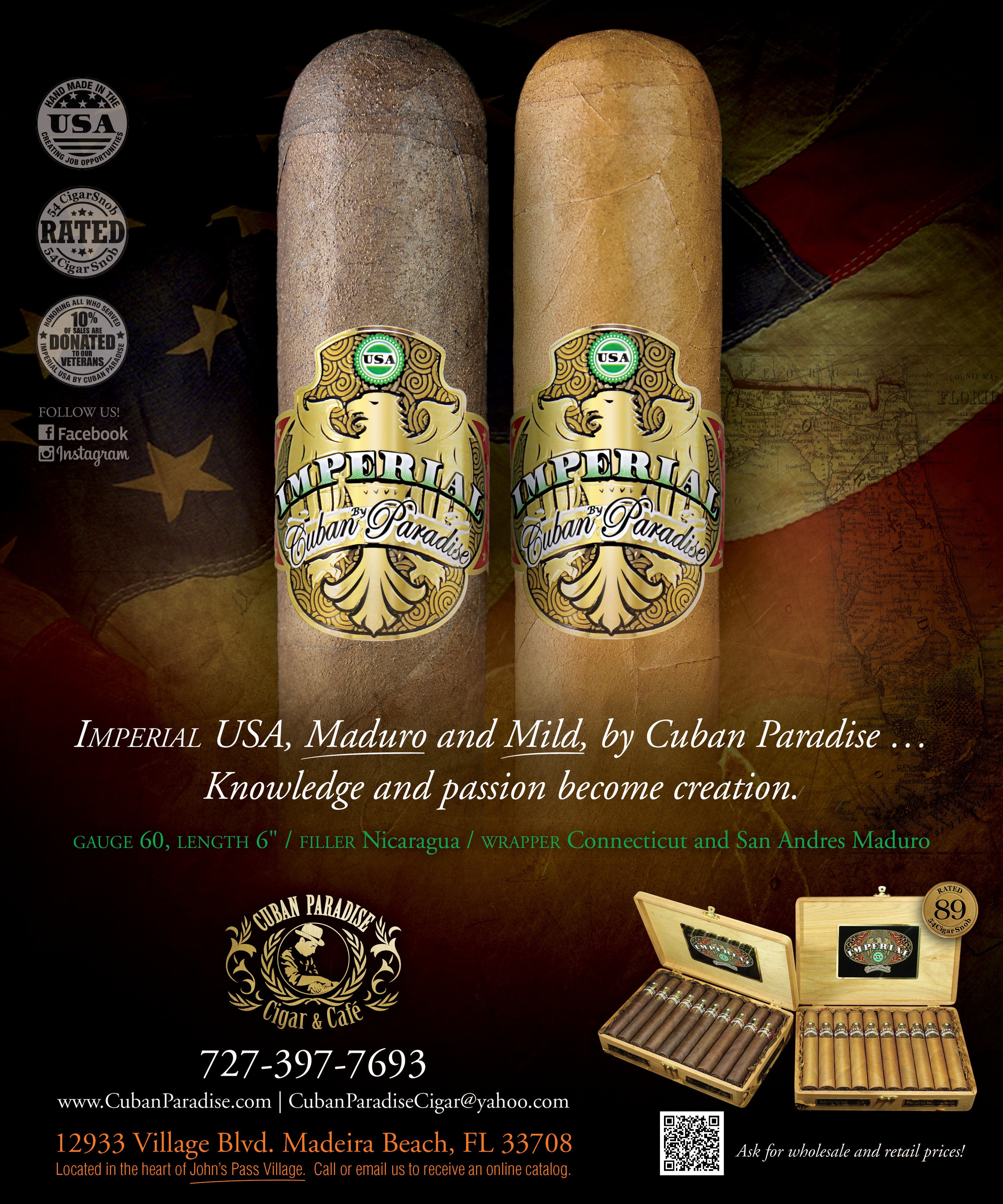 IMPERIAL USA - all cigars — Cigar Paradise Honor and Tradition